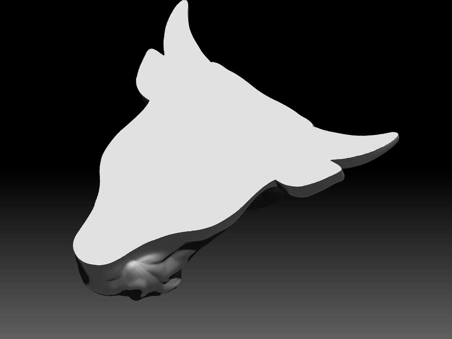 Pendant Cow Head 3D - TurboSquid 1893223