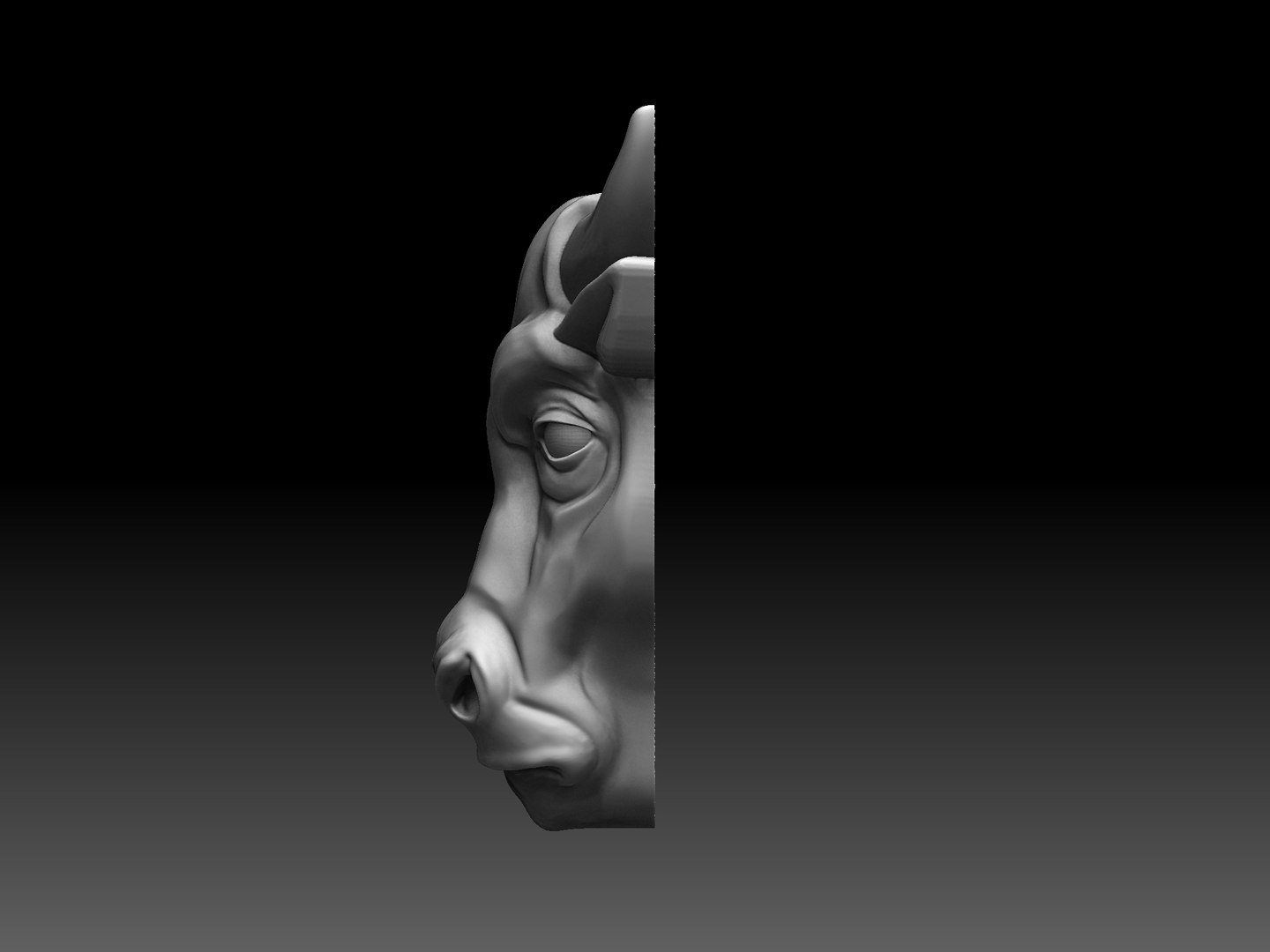 Pendant Cow Head 3D - TurboSquid 1893223