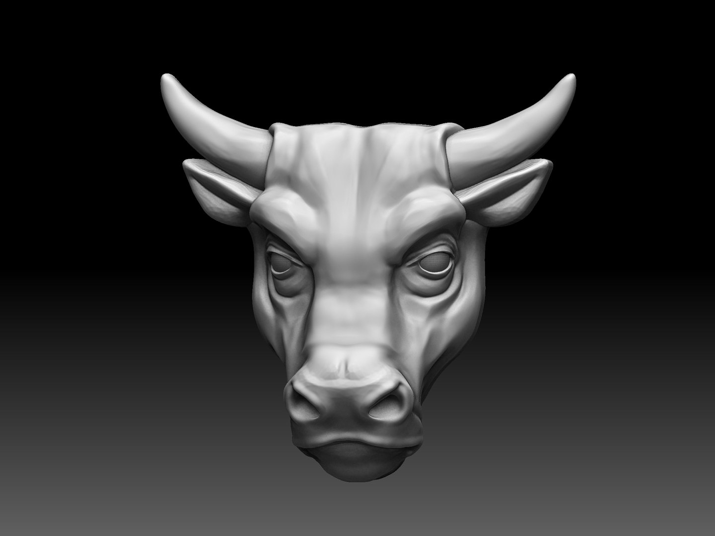 Pendant Cow head 3D - TurboSquid 1893223