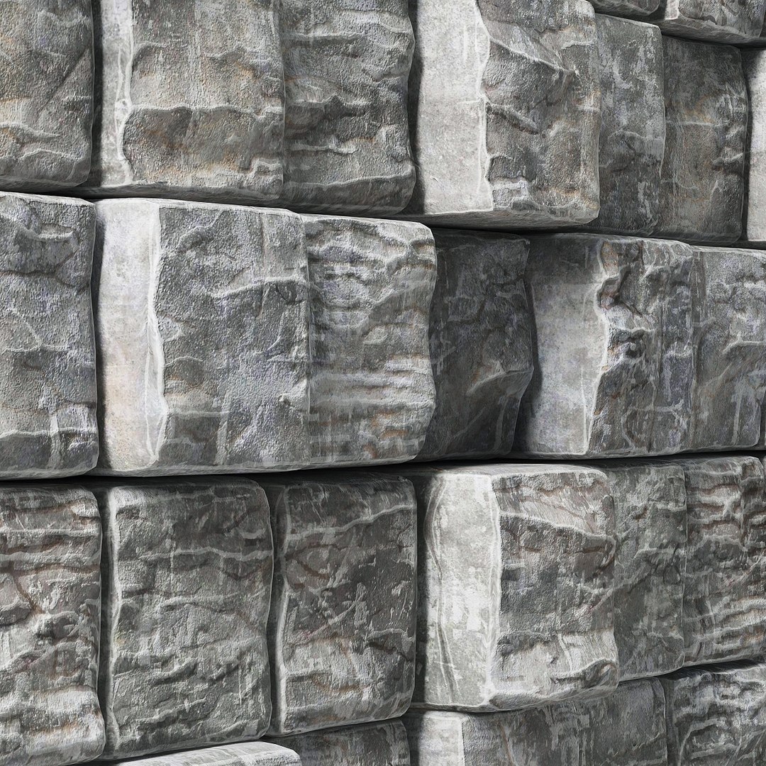 3D Panel Stone Cube - TurboSquid 1482497