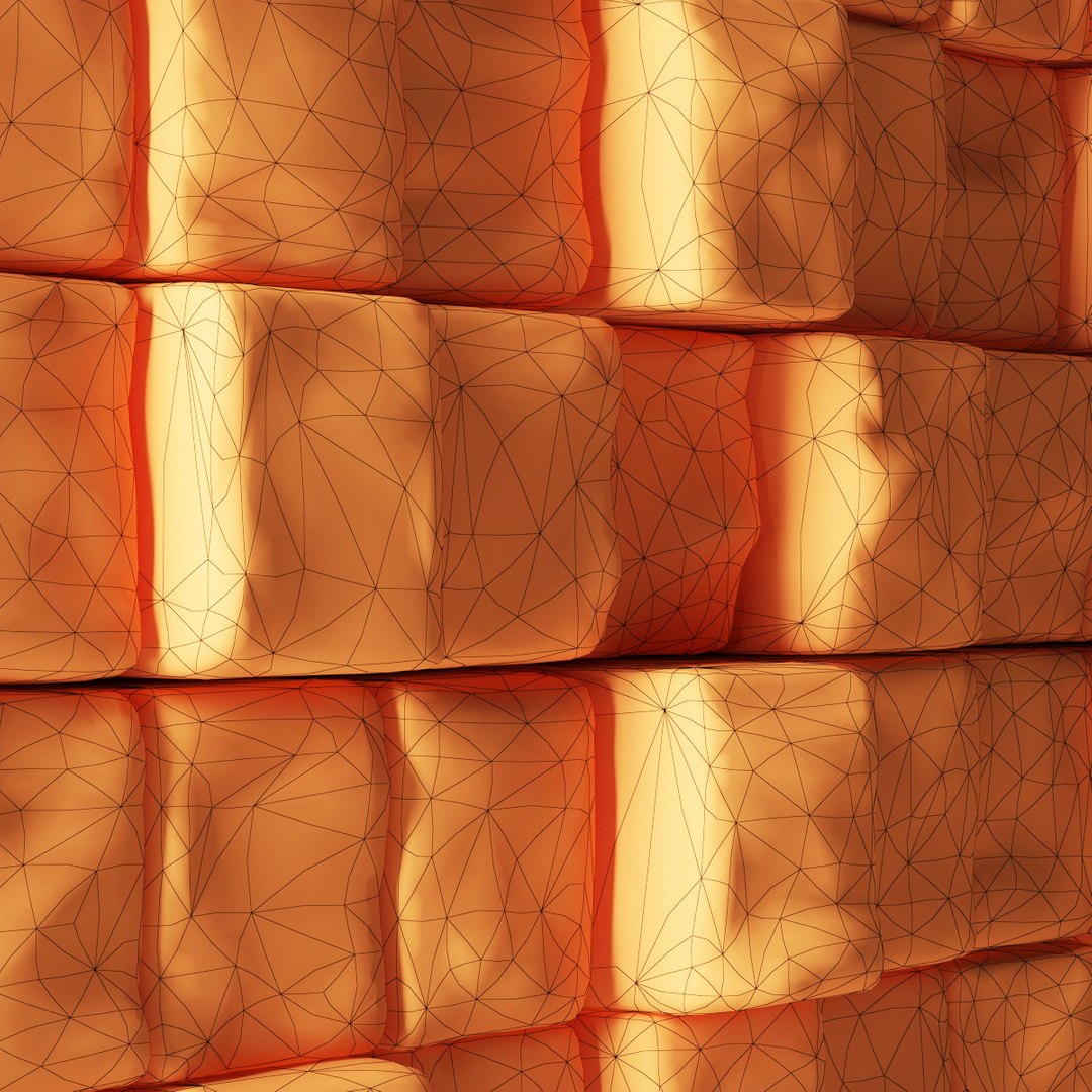 3D Panel Stone Cube - TurboSquid 1482497