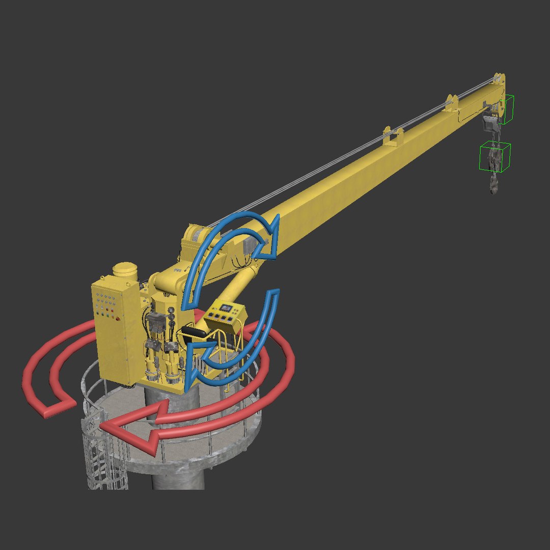 Sb 90-60 Straight Boom 3d Model