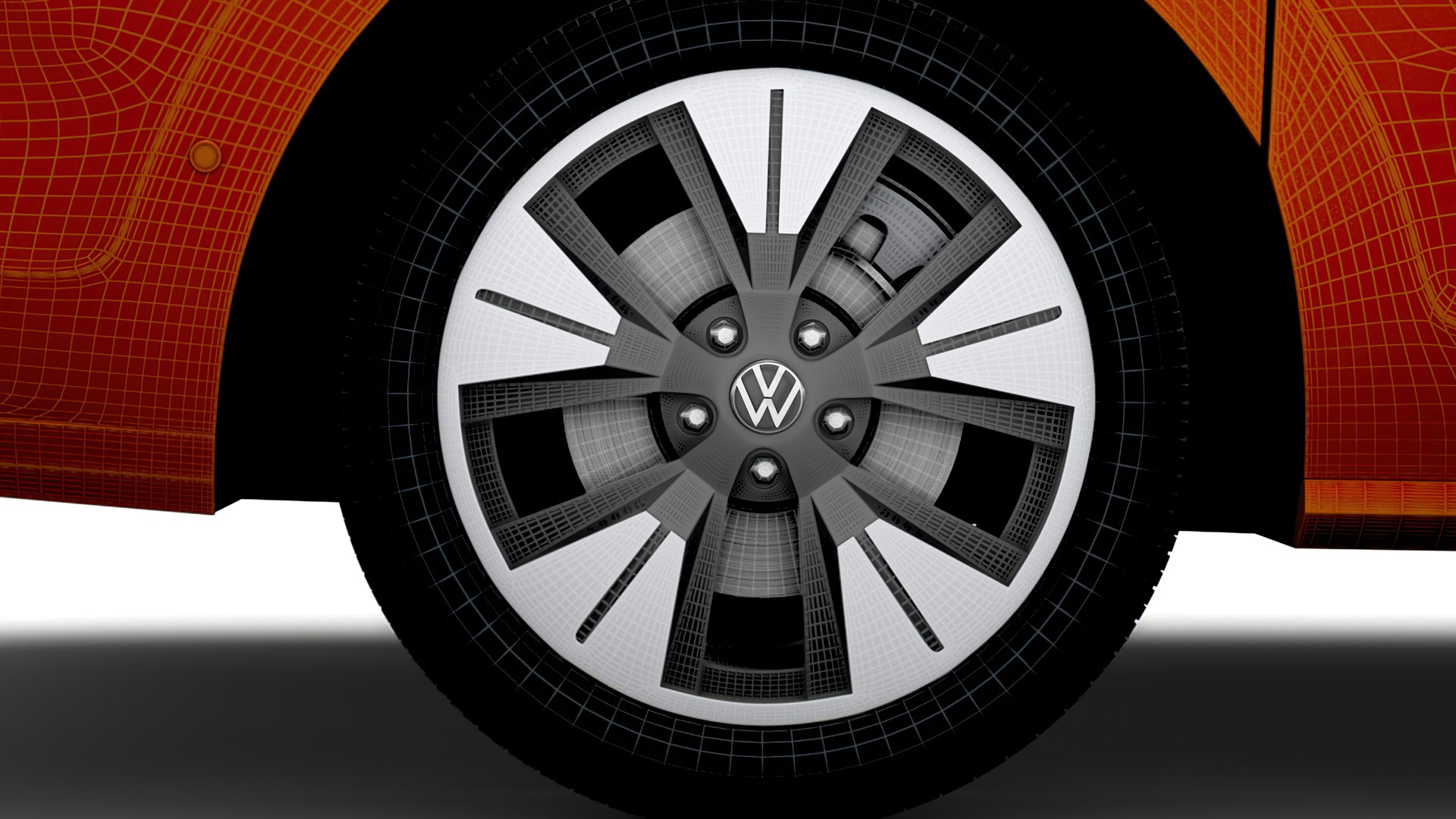 3D VW Multivan T7 2023 Wheel - TurboSquid 2009702