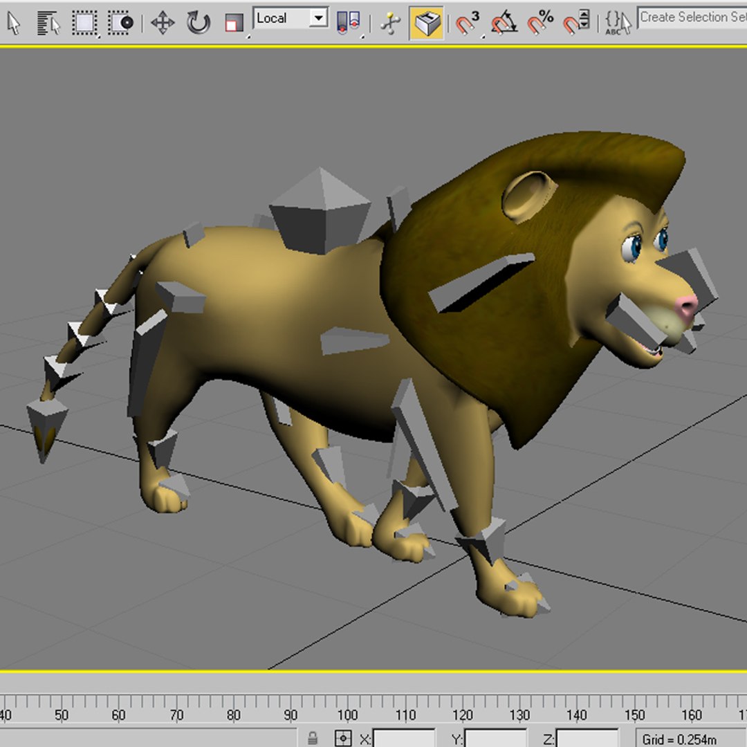 3D Model Lion Cartoon - TurboSquid 1954199