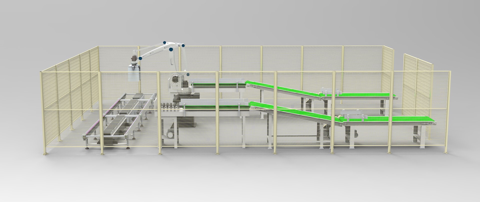 3D Mechanical Hand Material Production Line Model - TurboSquid 2087003