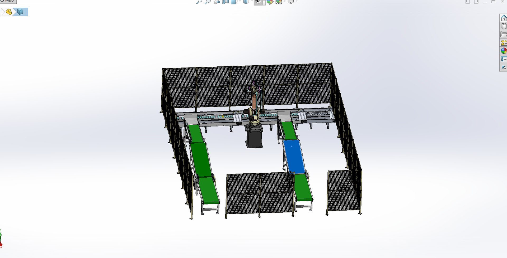 3D Mechanical Hand Material Production Line Model - TurboSquid 2087003