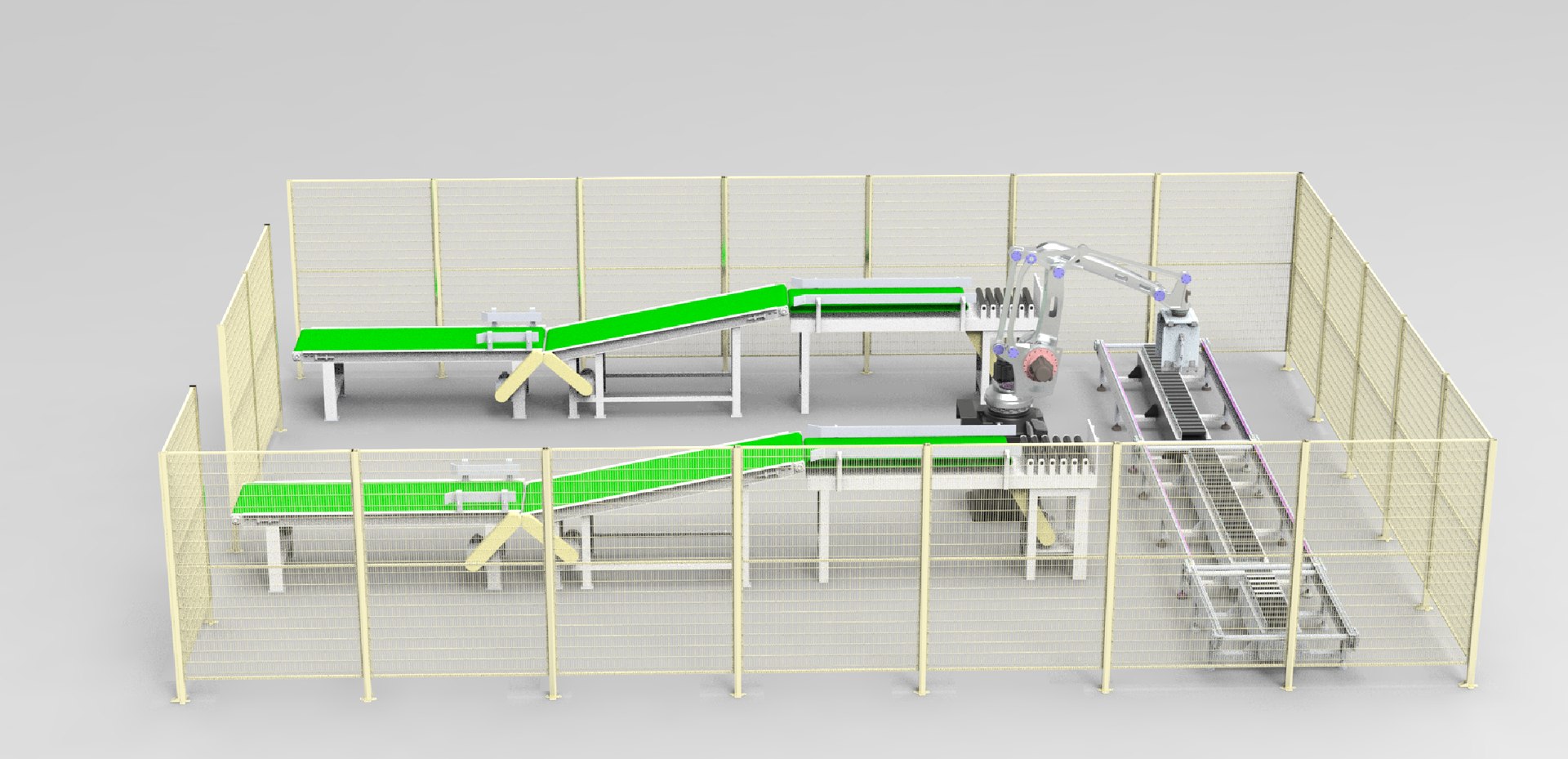 3D Mechanical Hand Material Production Line Model - TurboSquid 2087003