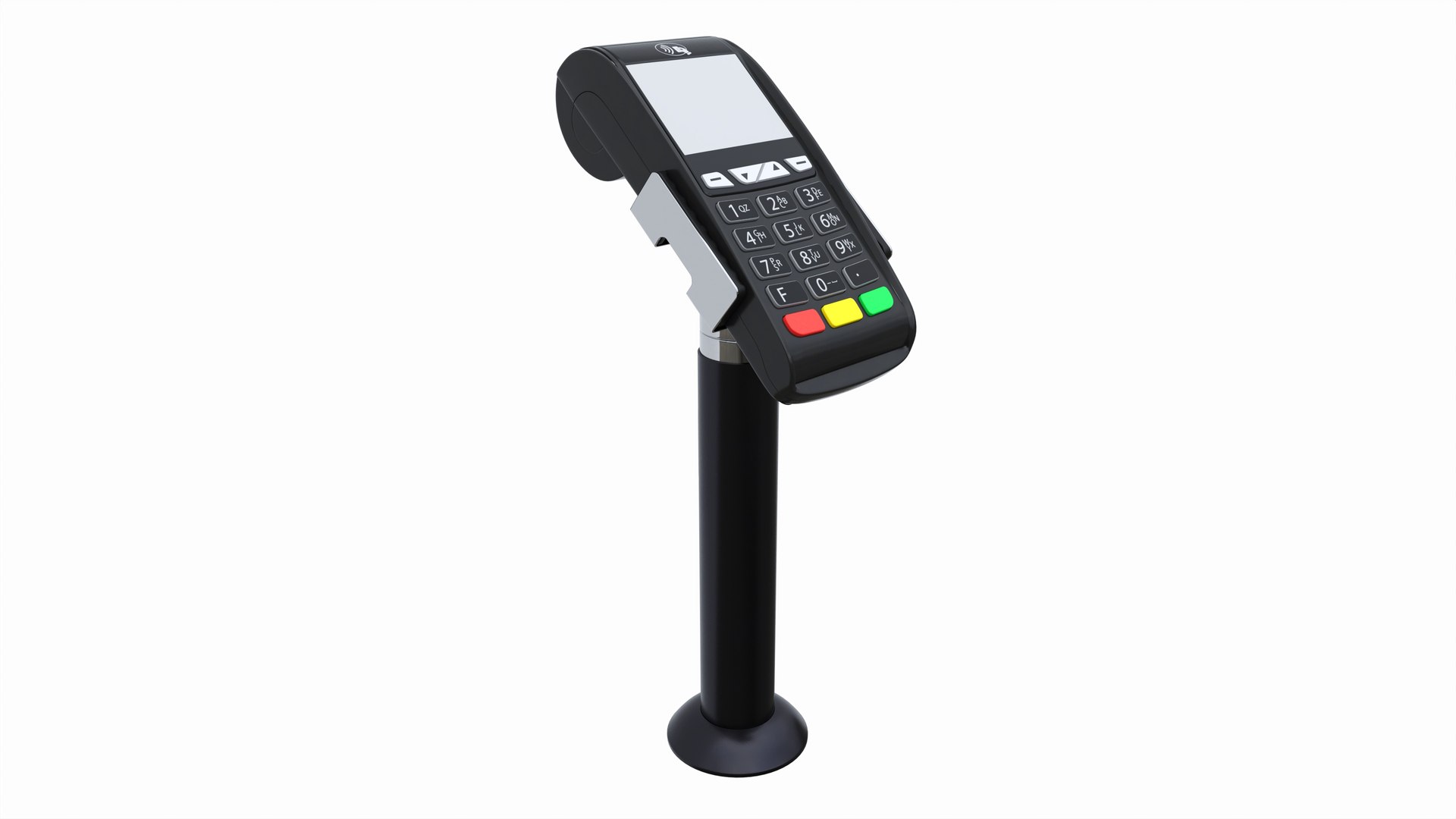 3D Universal Credit Card POS Terminal 02 With Stand - TurboSquid 2201792