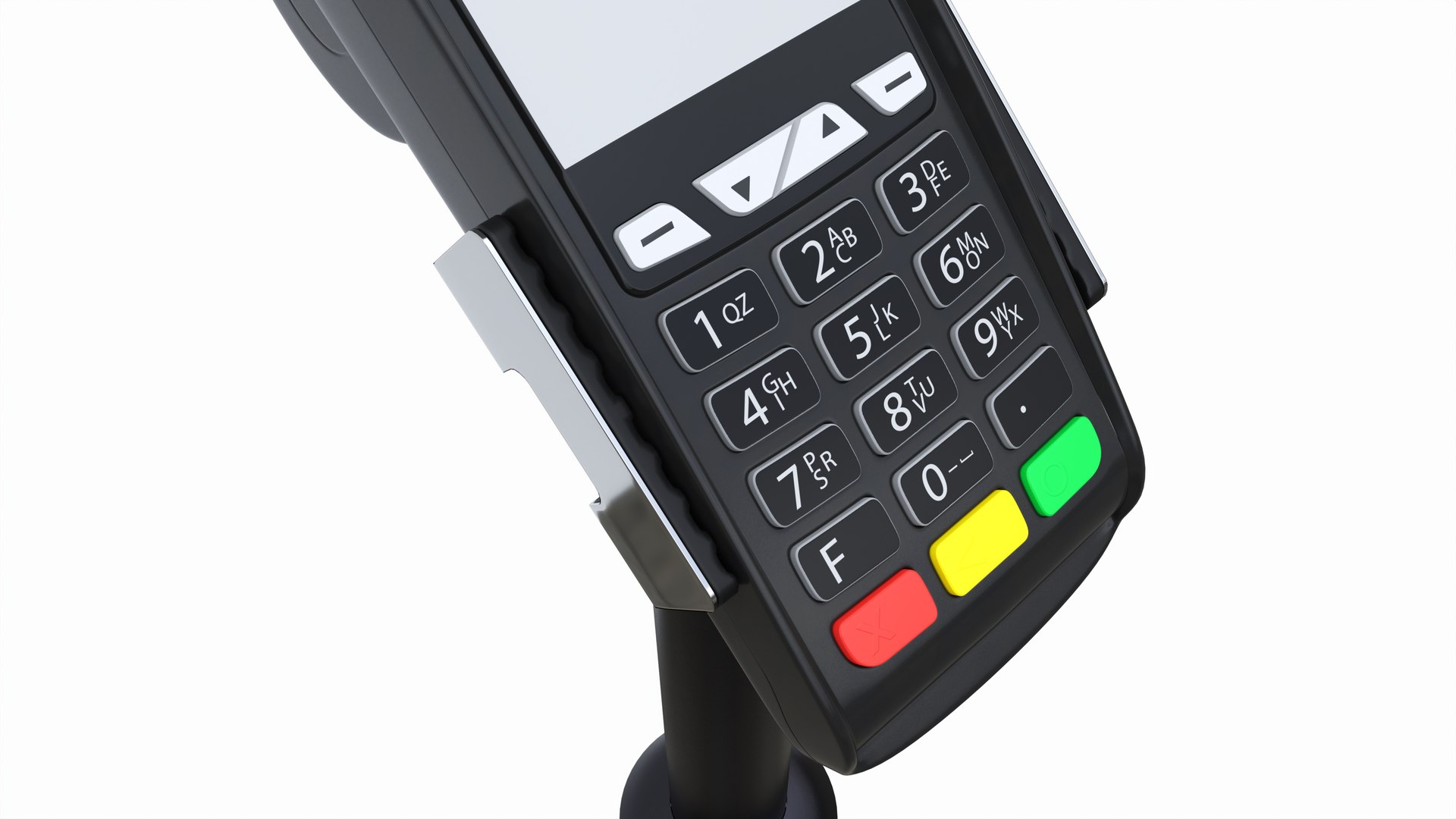 3D Universal Credit Card POS Terminal 02 With Stand - TurboSquid 2201792