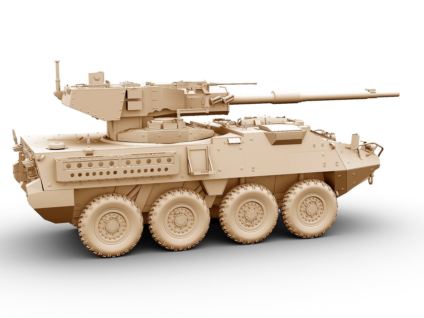 3D Model M1128 Stryker Mobile Gun System - TurboSquid 2118242