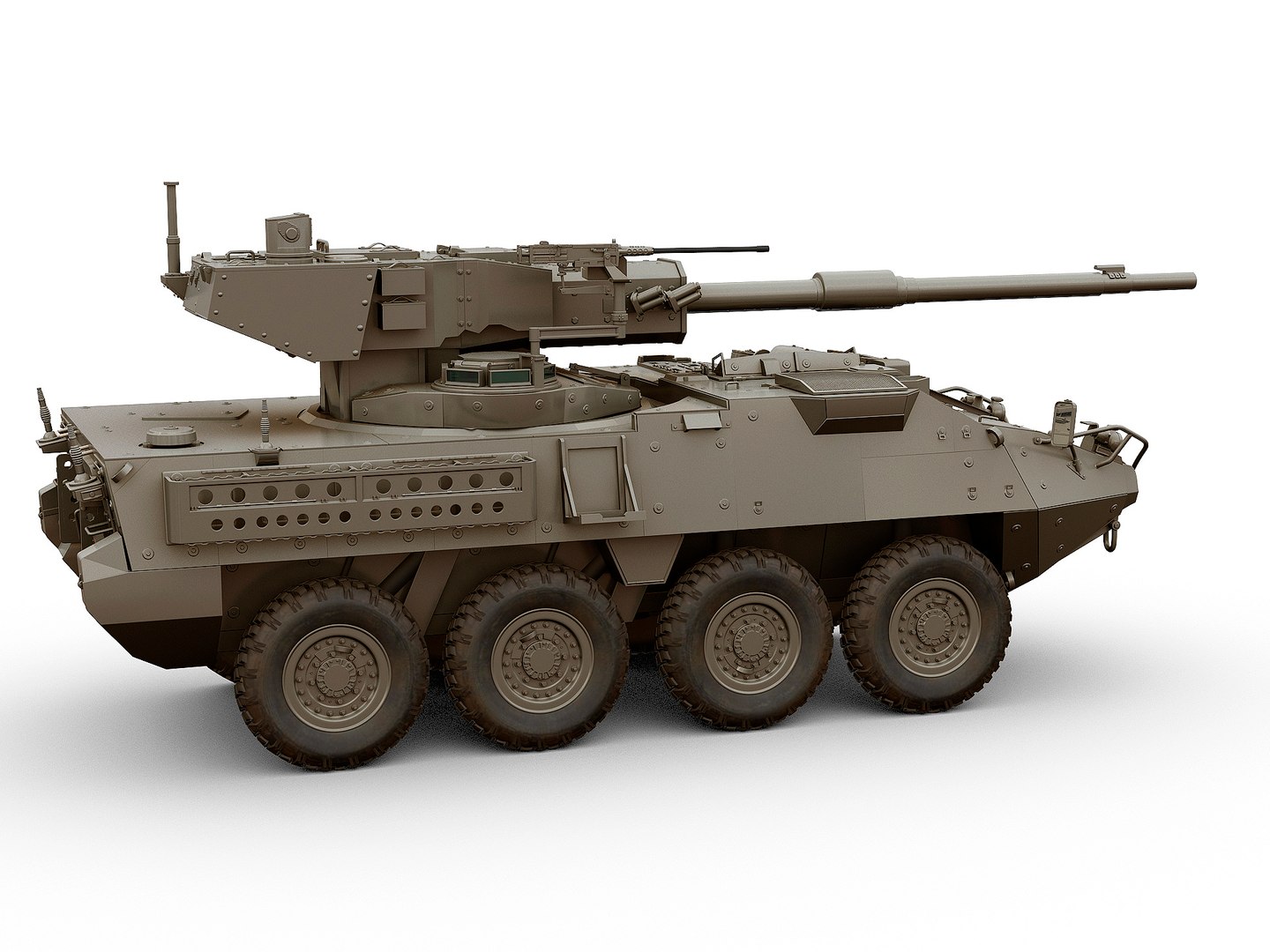 3D Model M1128 Stryker Mobile Gun System - TurboSquid 2118242