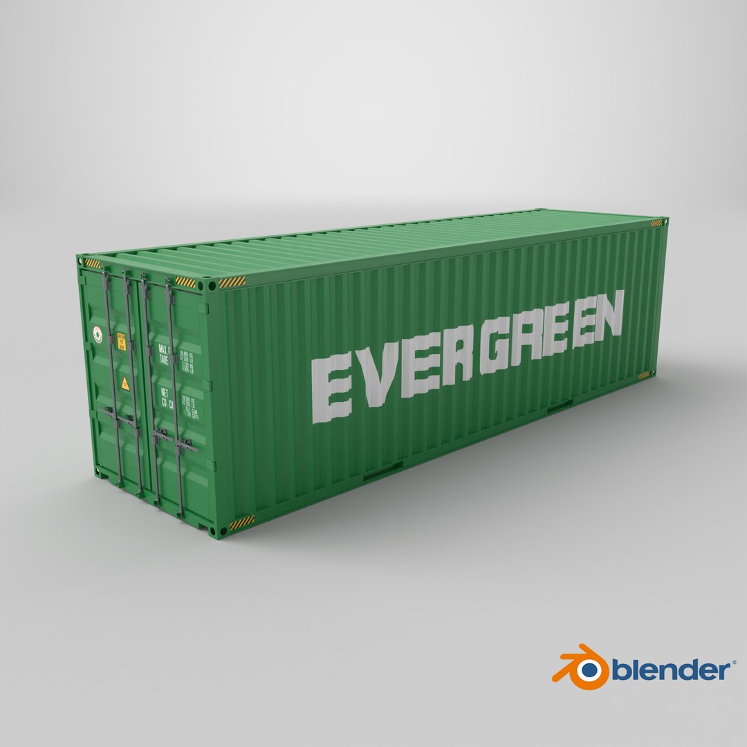 Detailed Shipping Container 02 3D Model - TurboSquid 2224434
