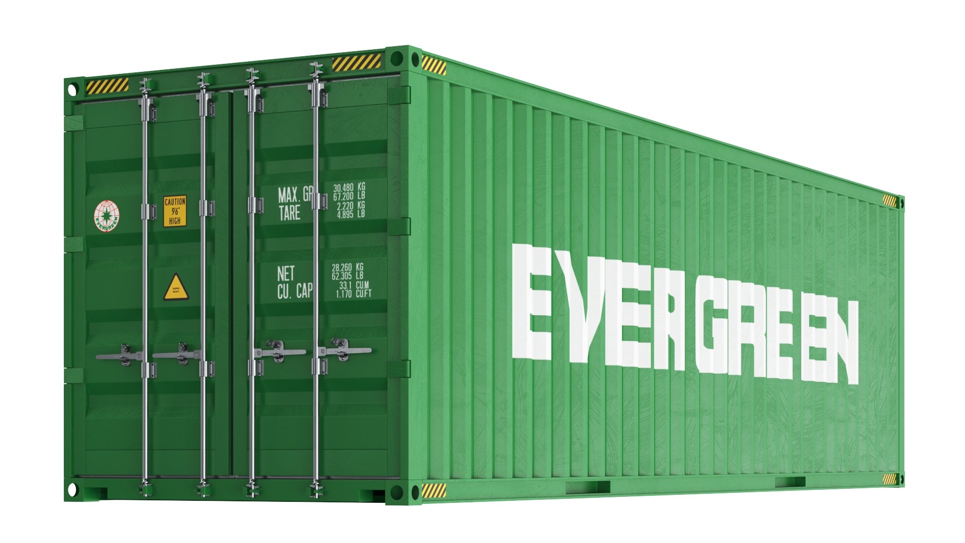 Detailed Shipping Container 02 3D Model - TurboSquid 2224434