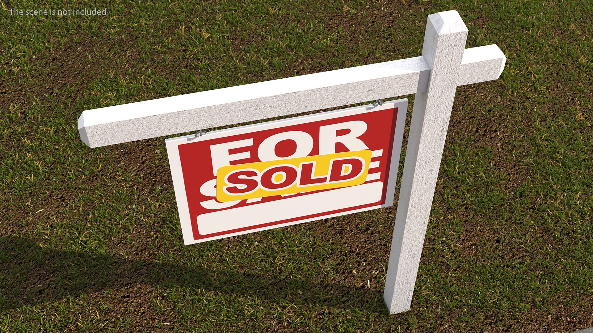 3D For Sale Sign Sold Model - TurboSquid 1790688