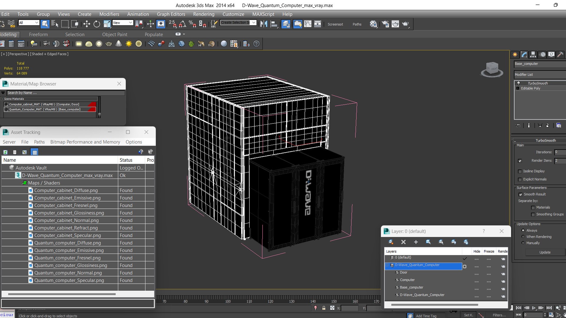 D-Wave Quantum Computer 3D Model - TurboSquid 2234626