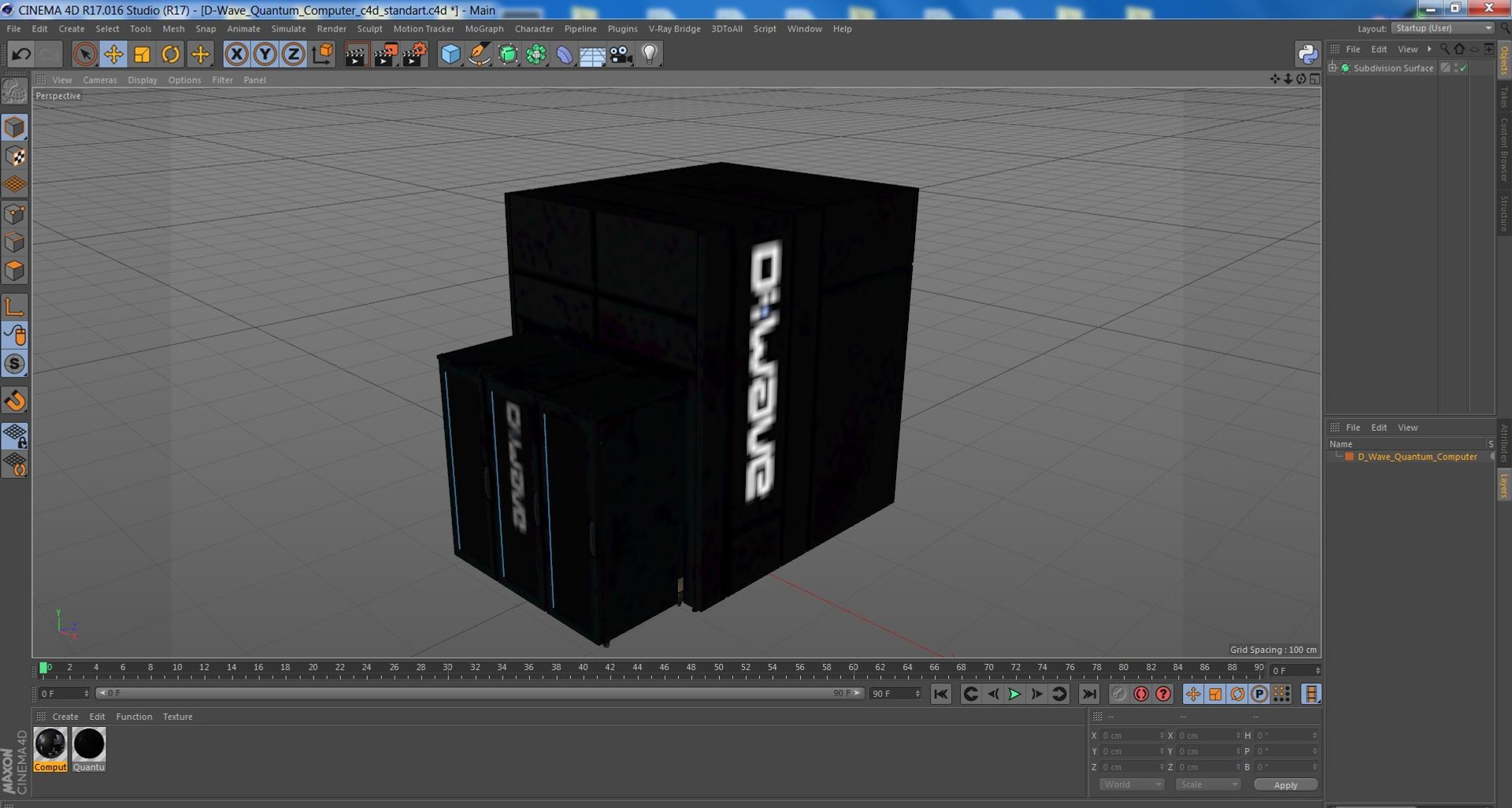 D-Wave Quantum Computer 3D Model - TurboSquid 2234626