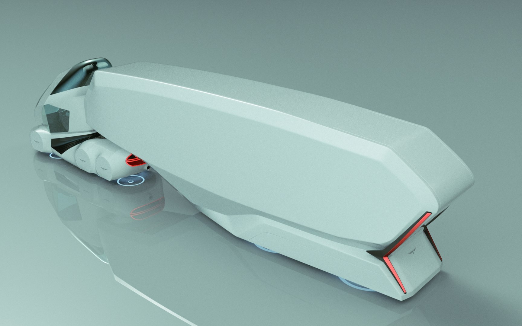 T Hover Truck 63 model - TurboSquid 2129155