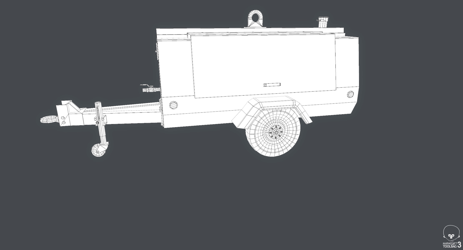 Towable compressor 3D model - TurboSquid 1219720