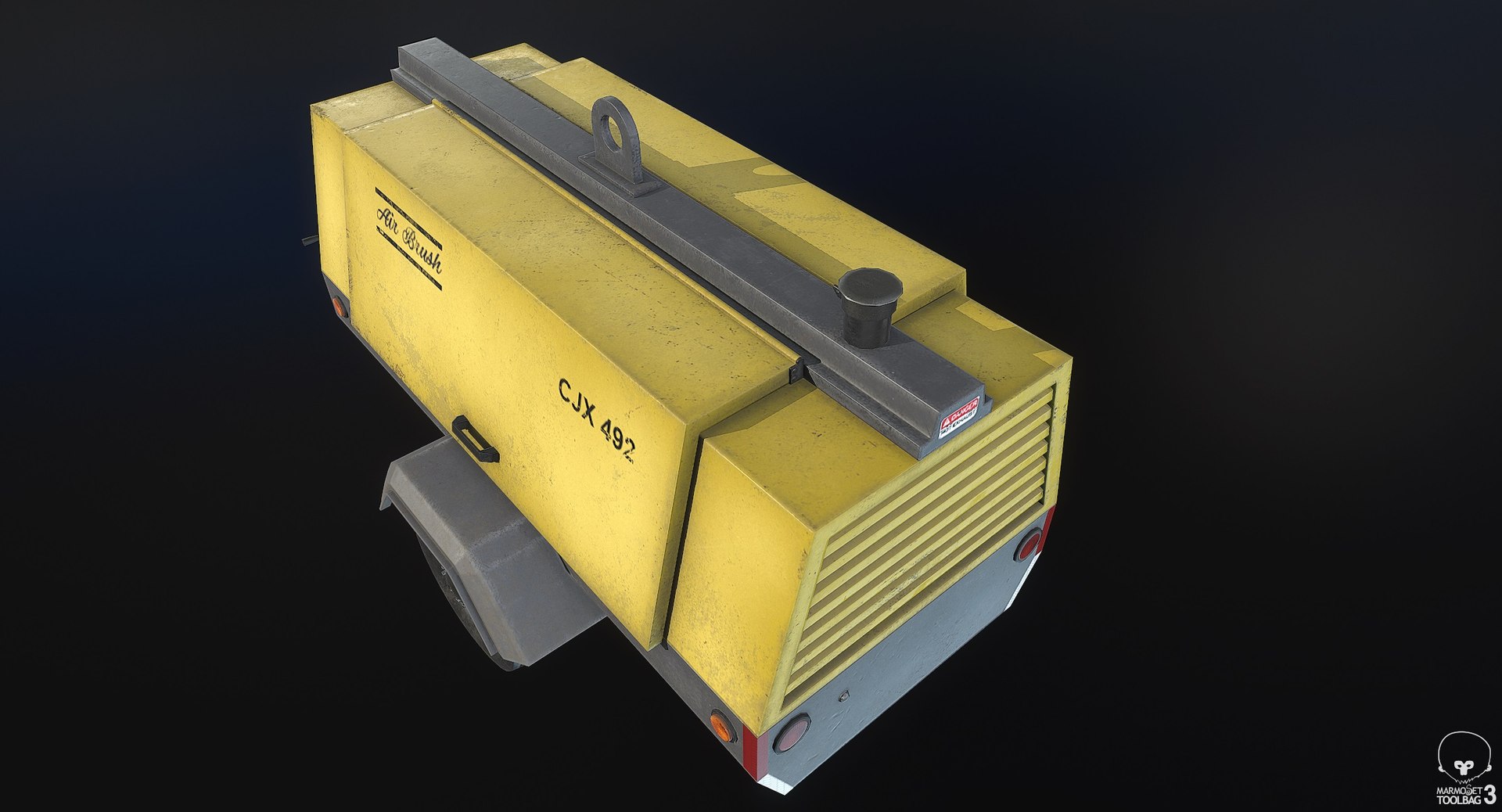 Towable compressor 3D model - TurboSquid 1219720