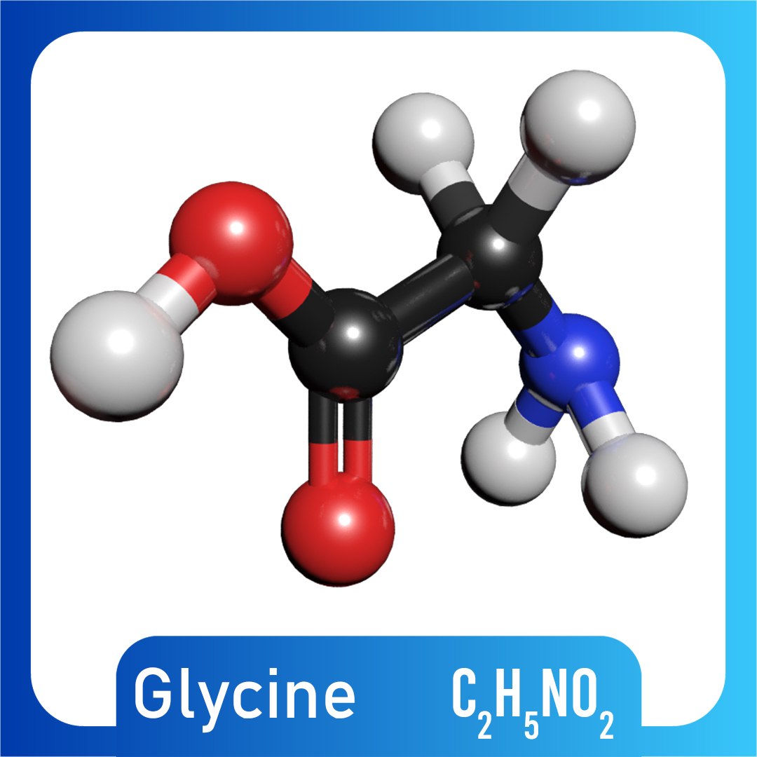 3D Model C2h5no2 Molecule Glycine - TurboSquid 1424765