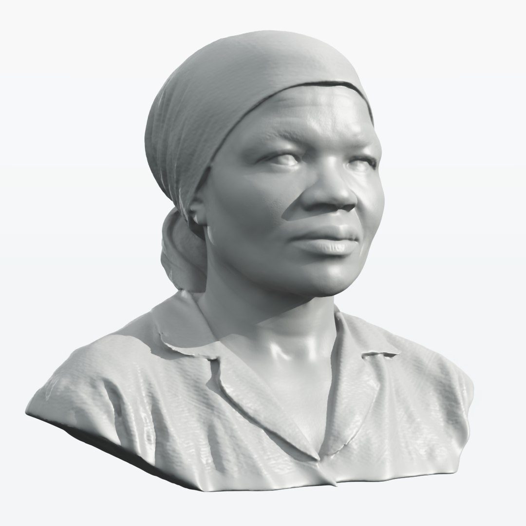 Scan African Woman 3d Obj