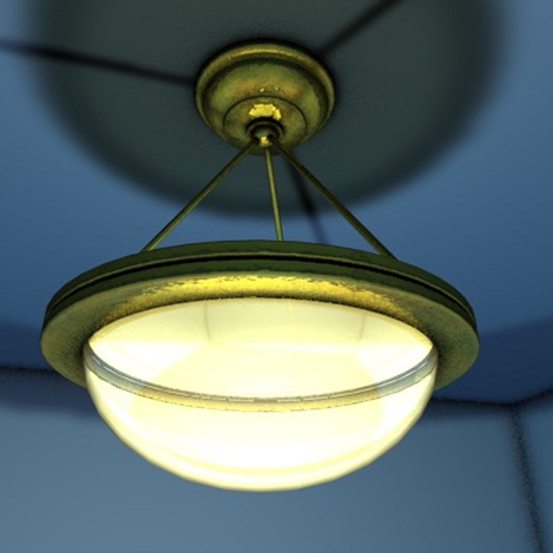 Bronze Lamp 3d Model