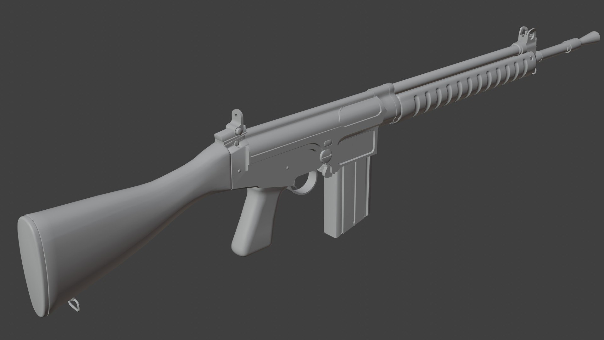 Prototype Of FN Fal In 280 Cartridge 3D Model - TurboSquid 1716861