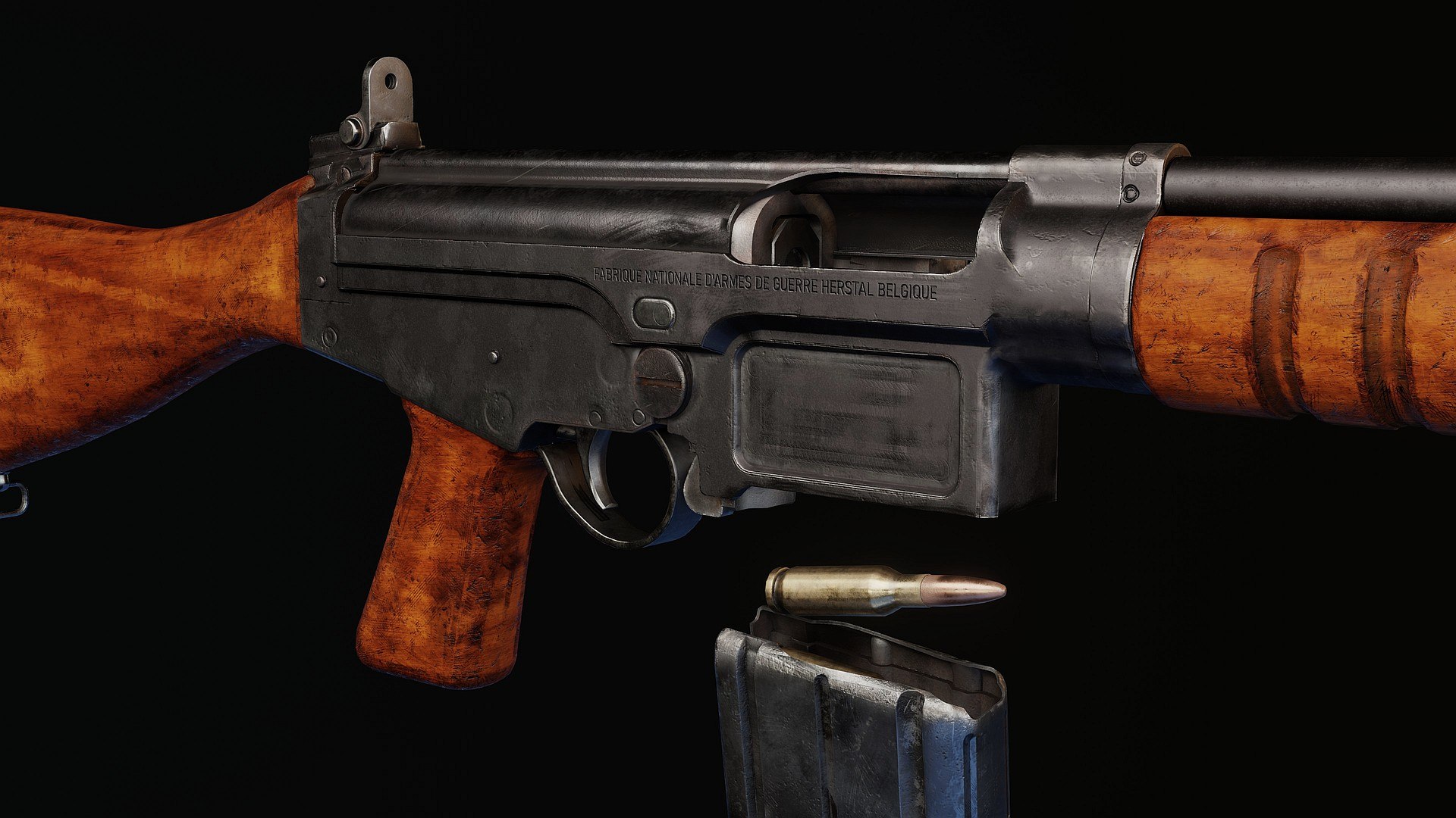 Prototype Of FN Fal In 280 Cartridge 3D Model - TurboSquid 1716861