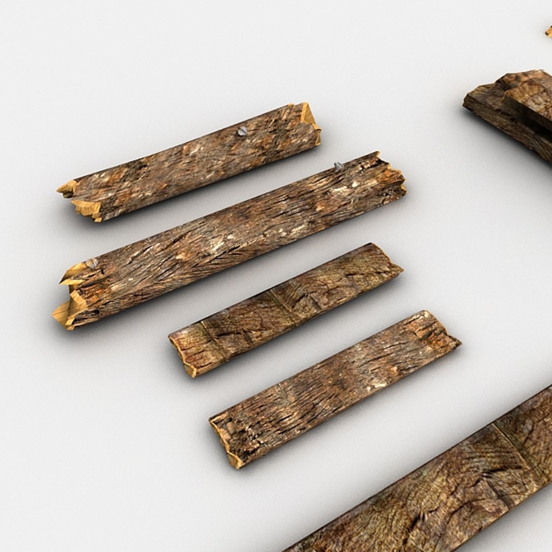 Wooden Planks 3d 3ds