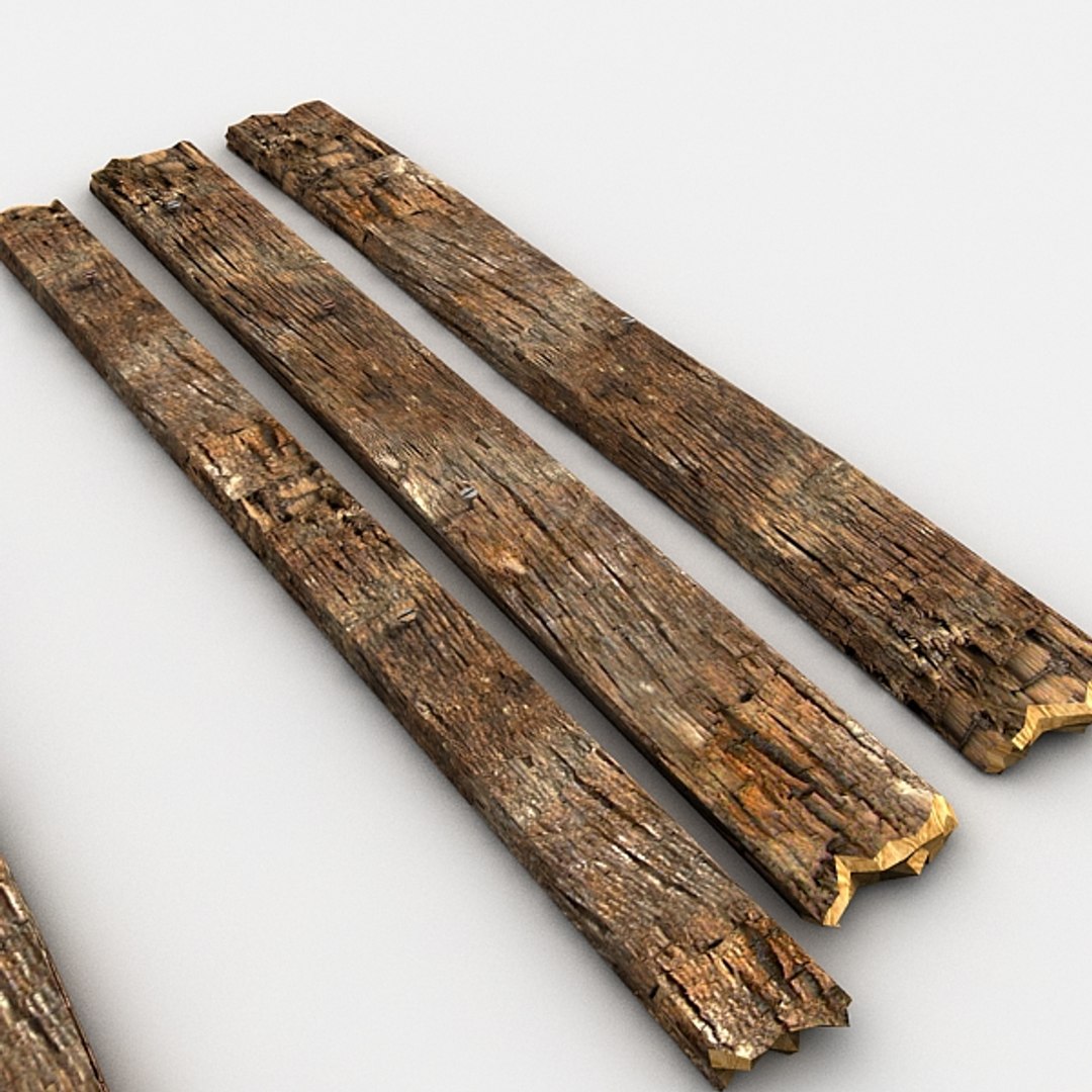 Wooden Planks 3d 3ds