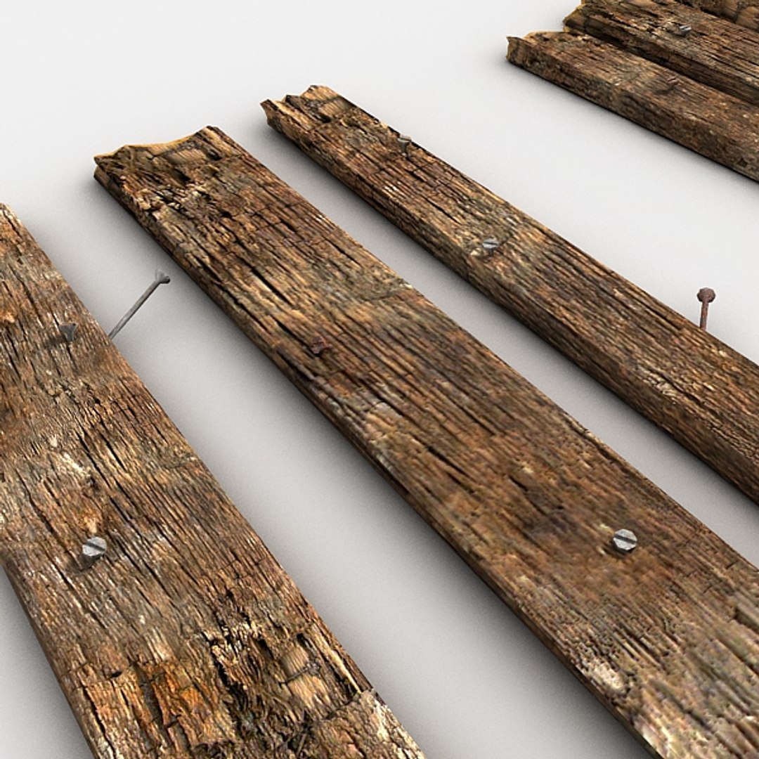 Wooden Planks 3d 3ds