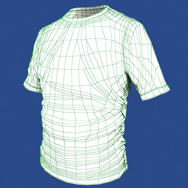 3d male t-shirt model