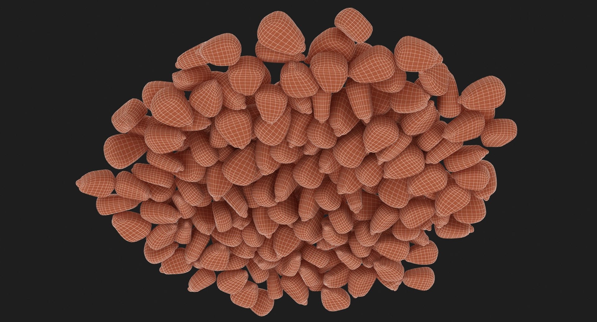 3D Realistic Corn Seeds Model - TurboSquid 1192385