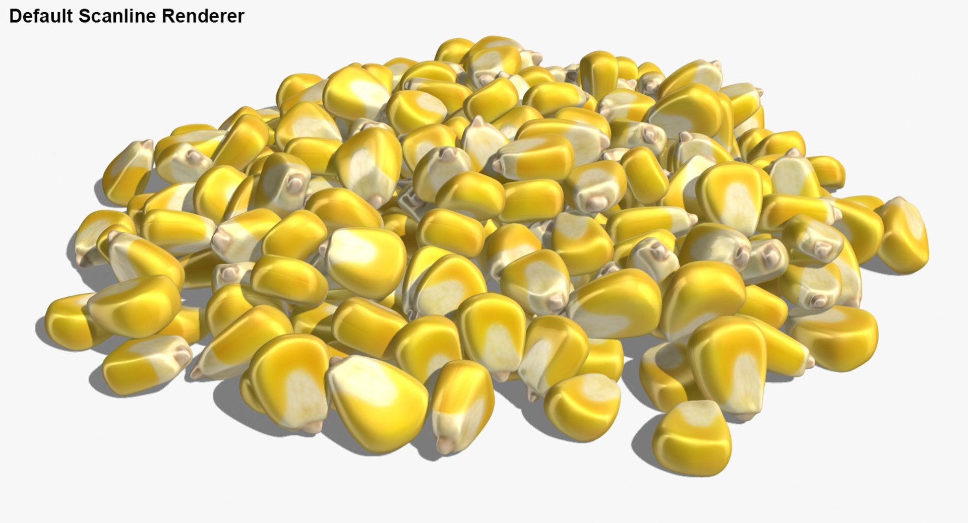 3D Realistic Corn Seeds Model - TurboSquid 1192385