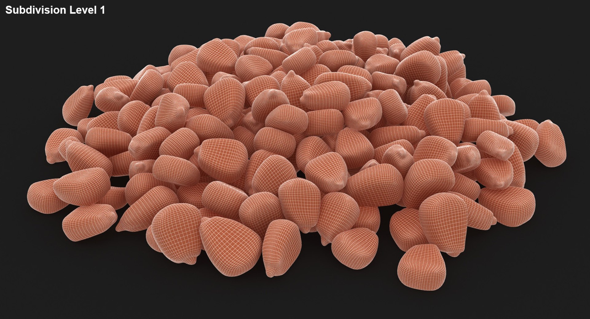 3D Realistic Corn Seeds Model - TurboSquid 1192385