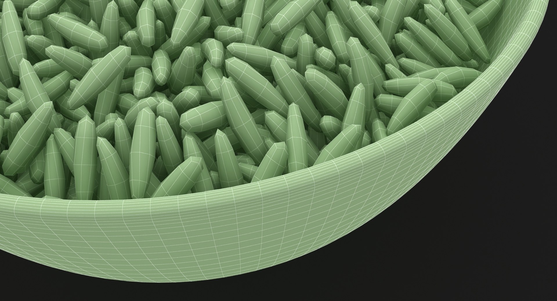 3D realistic brown rice bowl model - TurboSquid 1171067