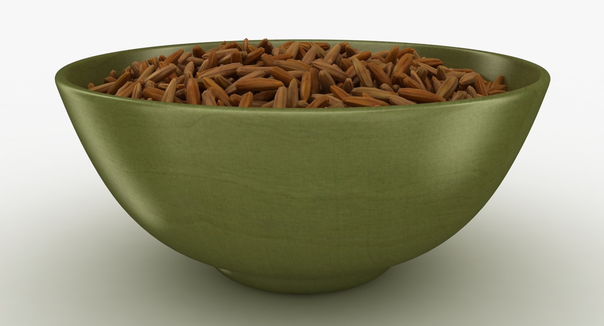 3D realistic brown rice bowl model - TurboSquid 1171067