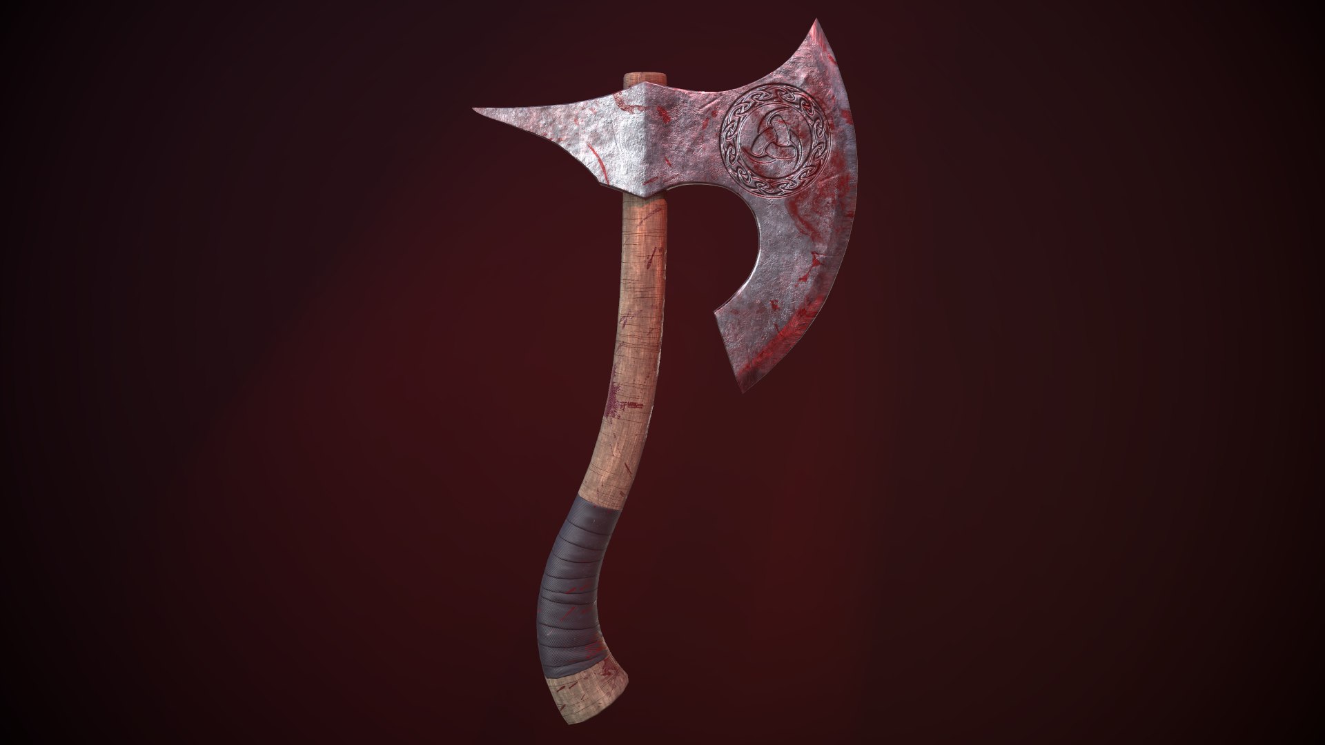 3D Axe Viking Blender Model - TurboSquid 1571660
