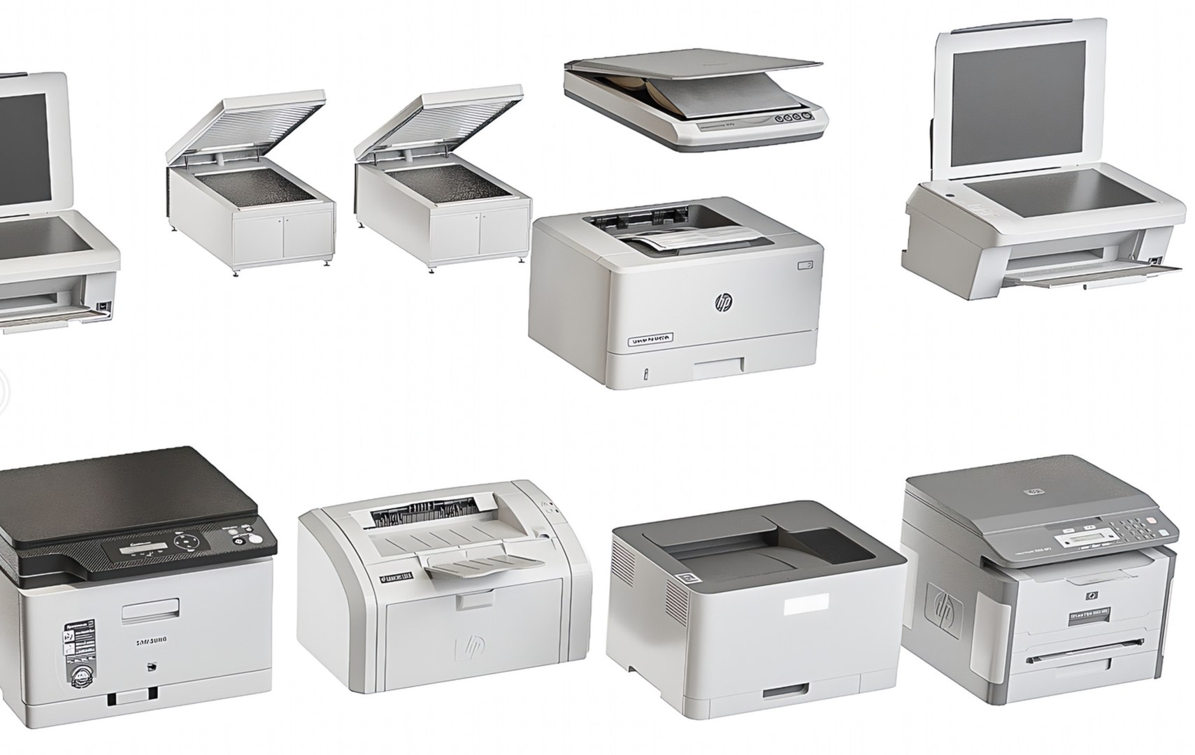 3D Printers And Copiers Printer And Copier Collection - TurboSquid 2413081