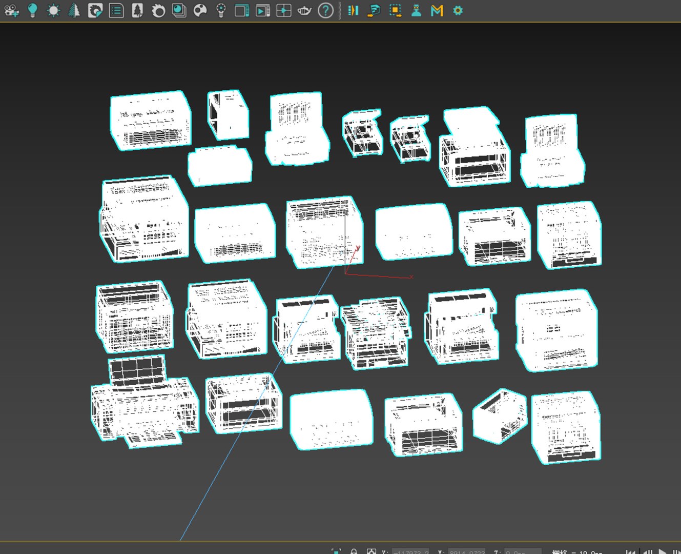3D Printers And Copiers Printer And Copier Collection - TurboSquid 2413081