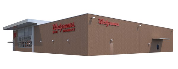modelo 3d Venta al por menor-018 Walgreens Building - TurboSquid 1238856