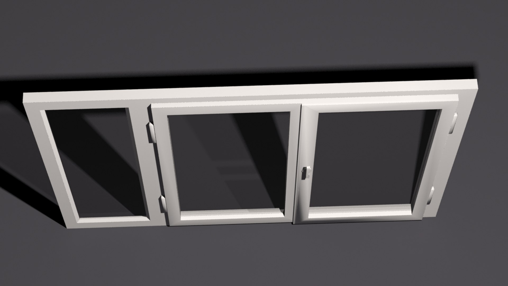 3d model of interior design window