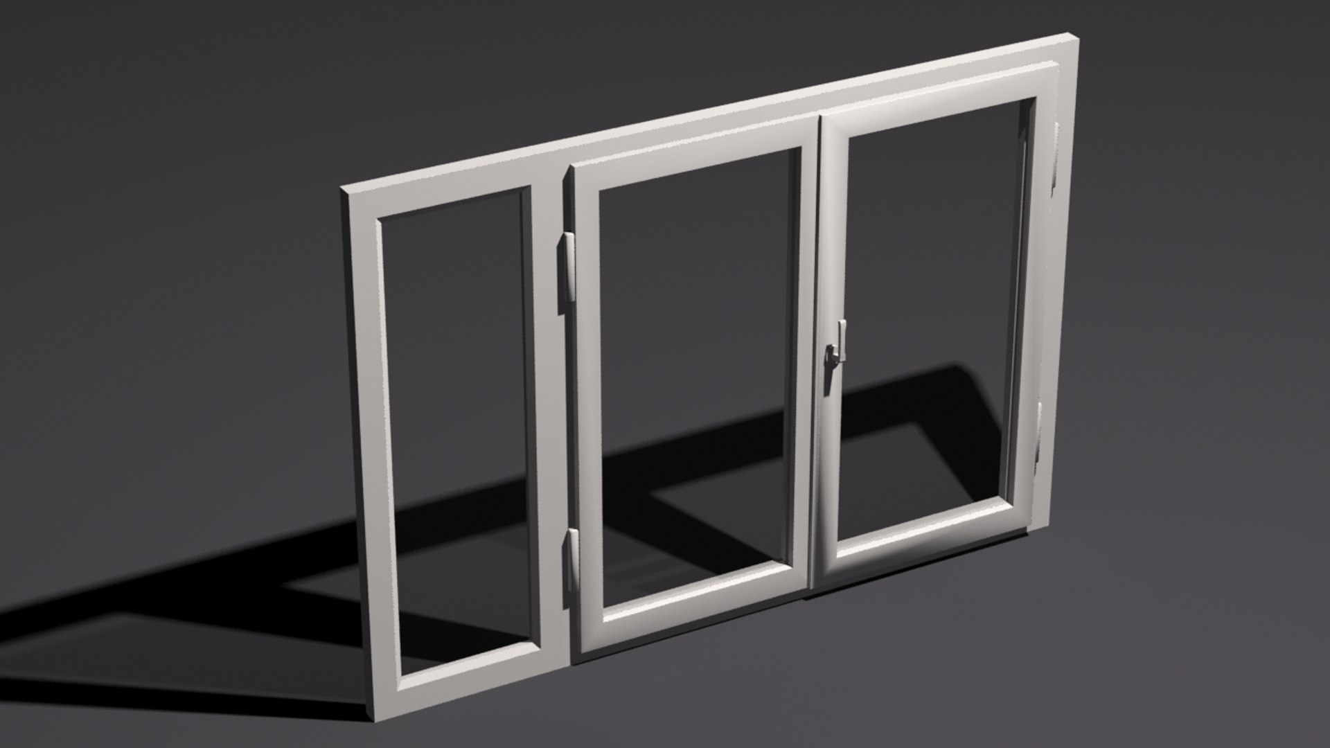 3d model of interior design window