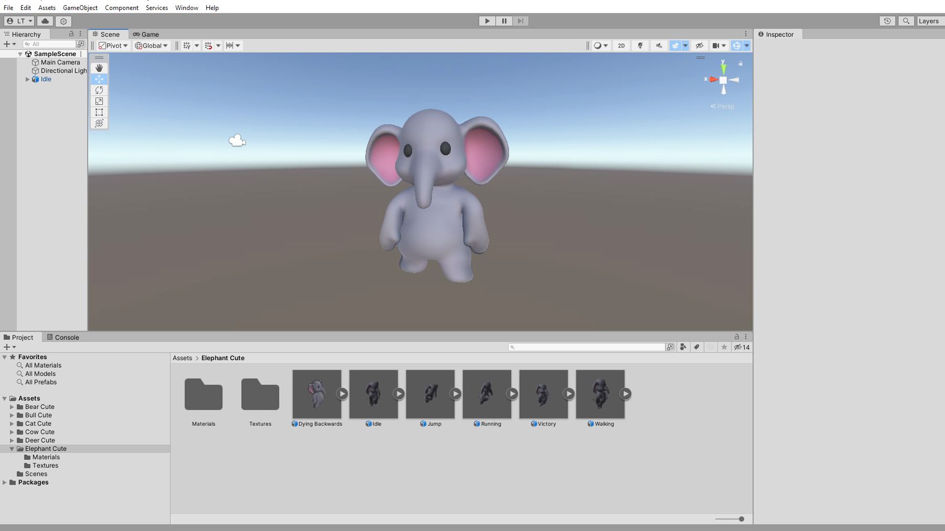 3D Little Animal Baby - Elephant Cute - Animated Model - TurboSquid 2282548