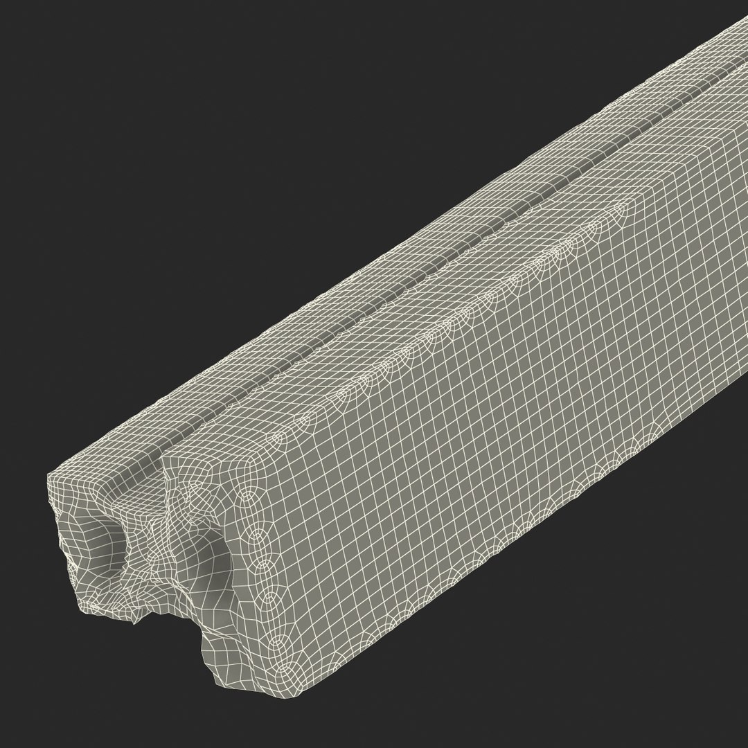 3d model concrete t-beam chunk