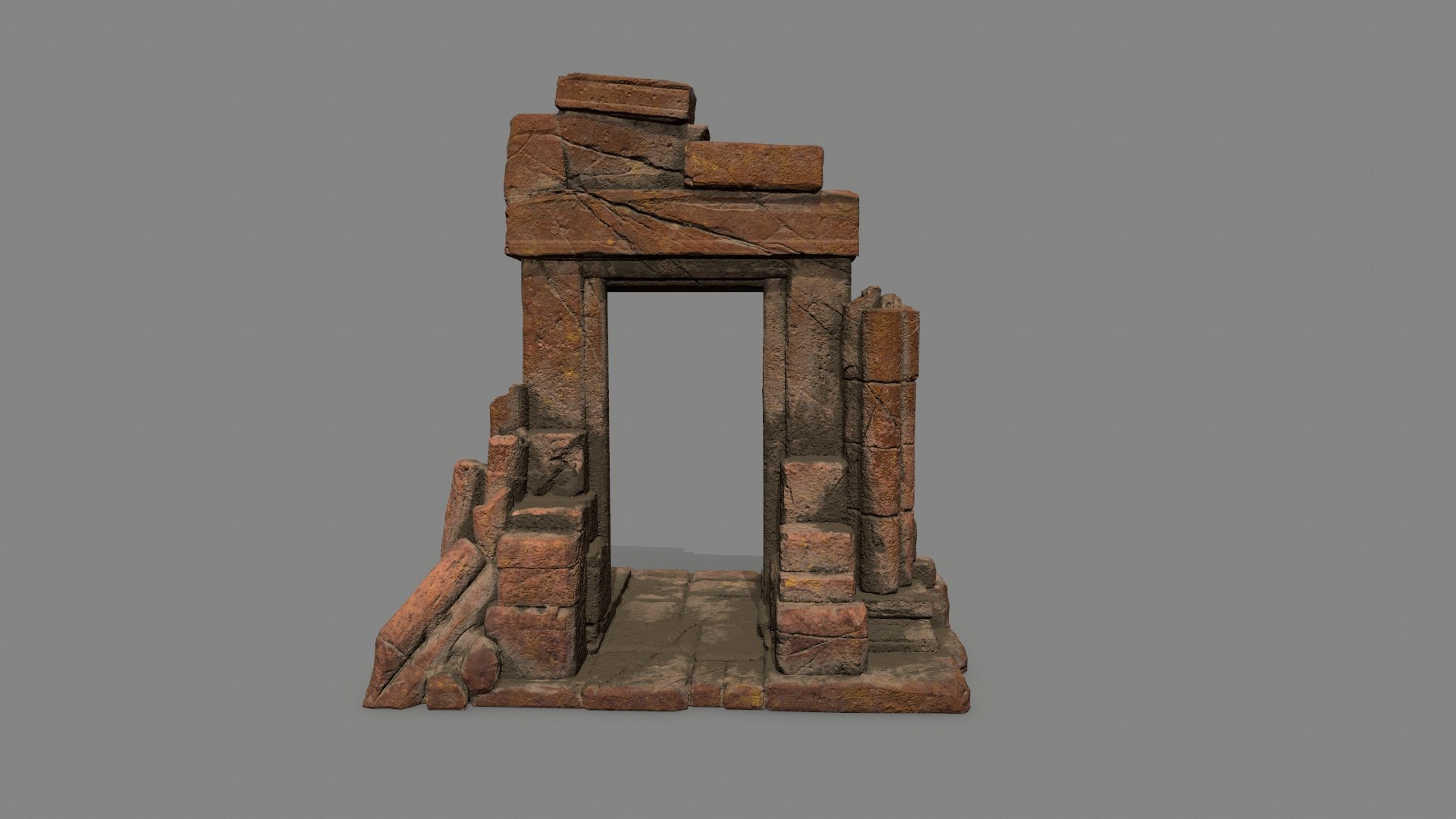 Ruin Gate 3D - TurboSquid 2144959