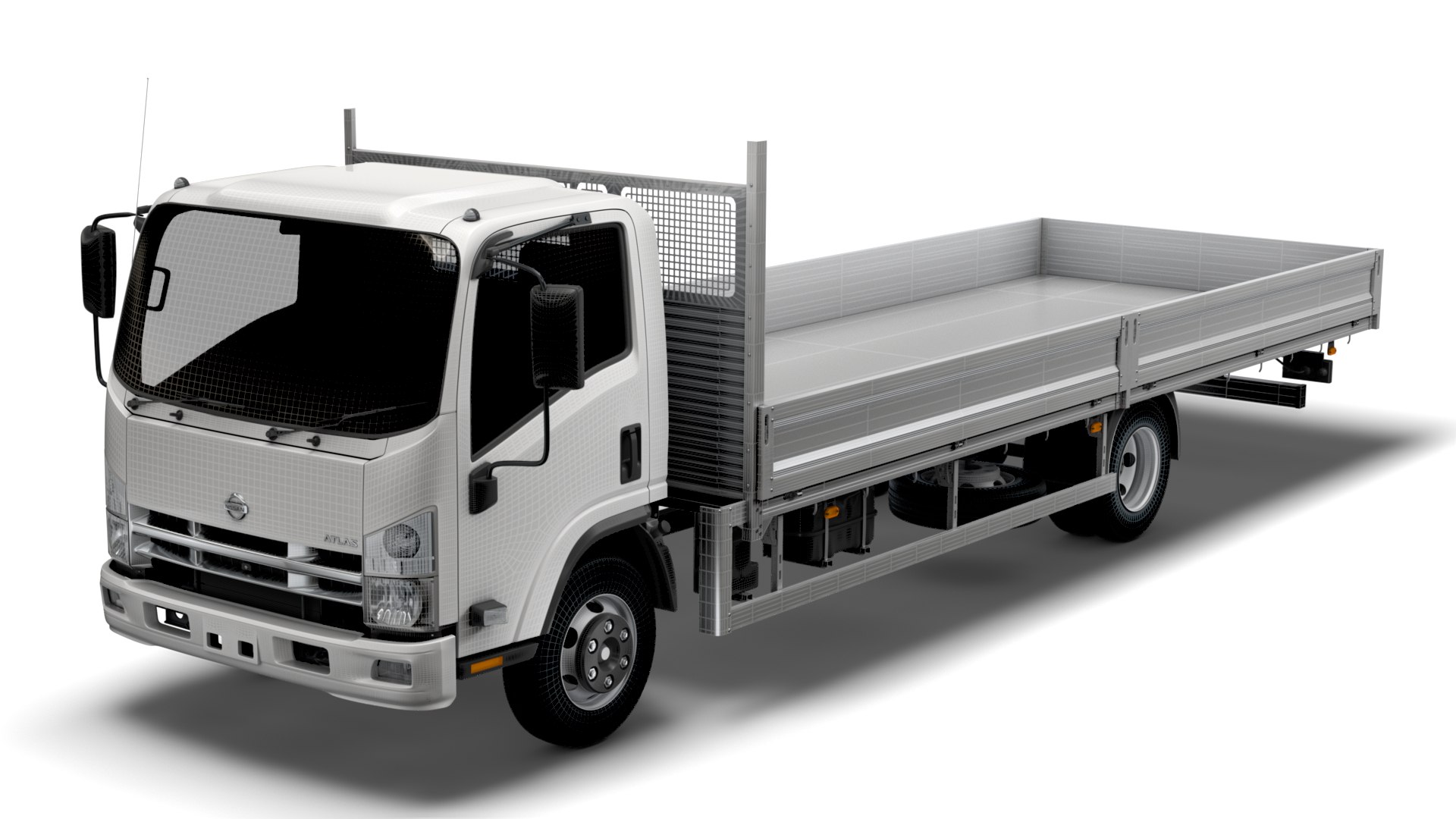 3D Nissan Atlas H43 Rigid Body Truck 2021 Model - TurboSquid 1776986