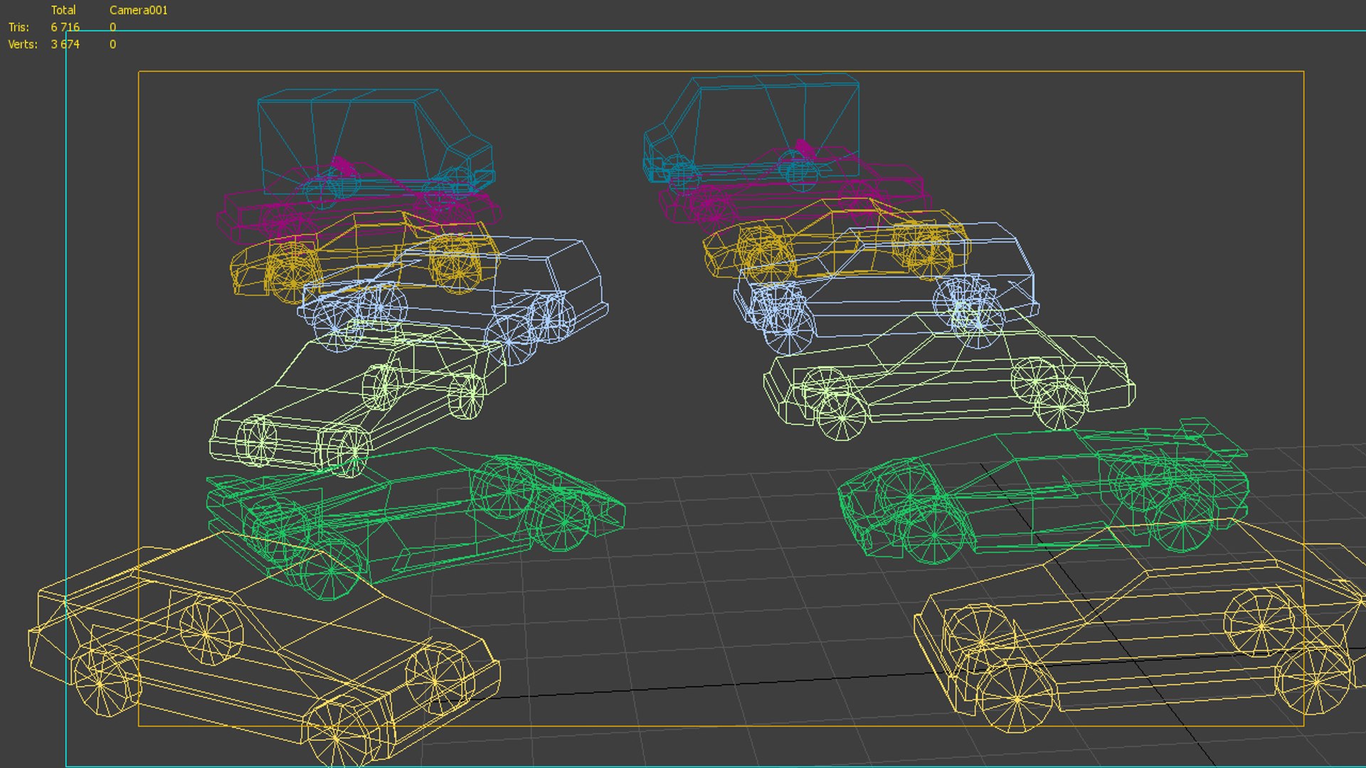 Unwrapped Assets 3d Model