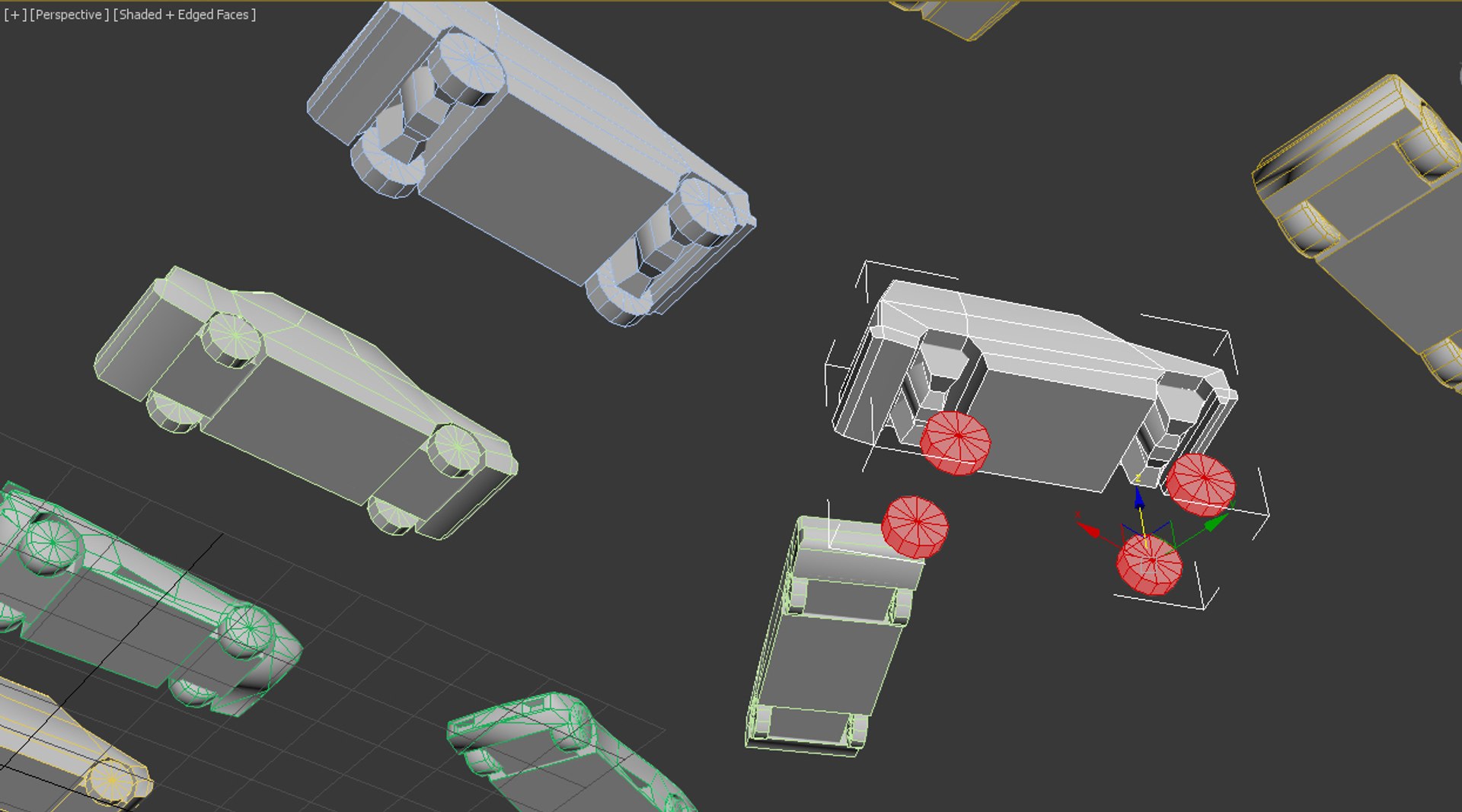 Unwrapped Assets 3d Model