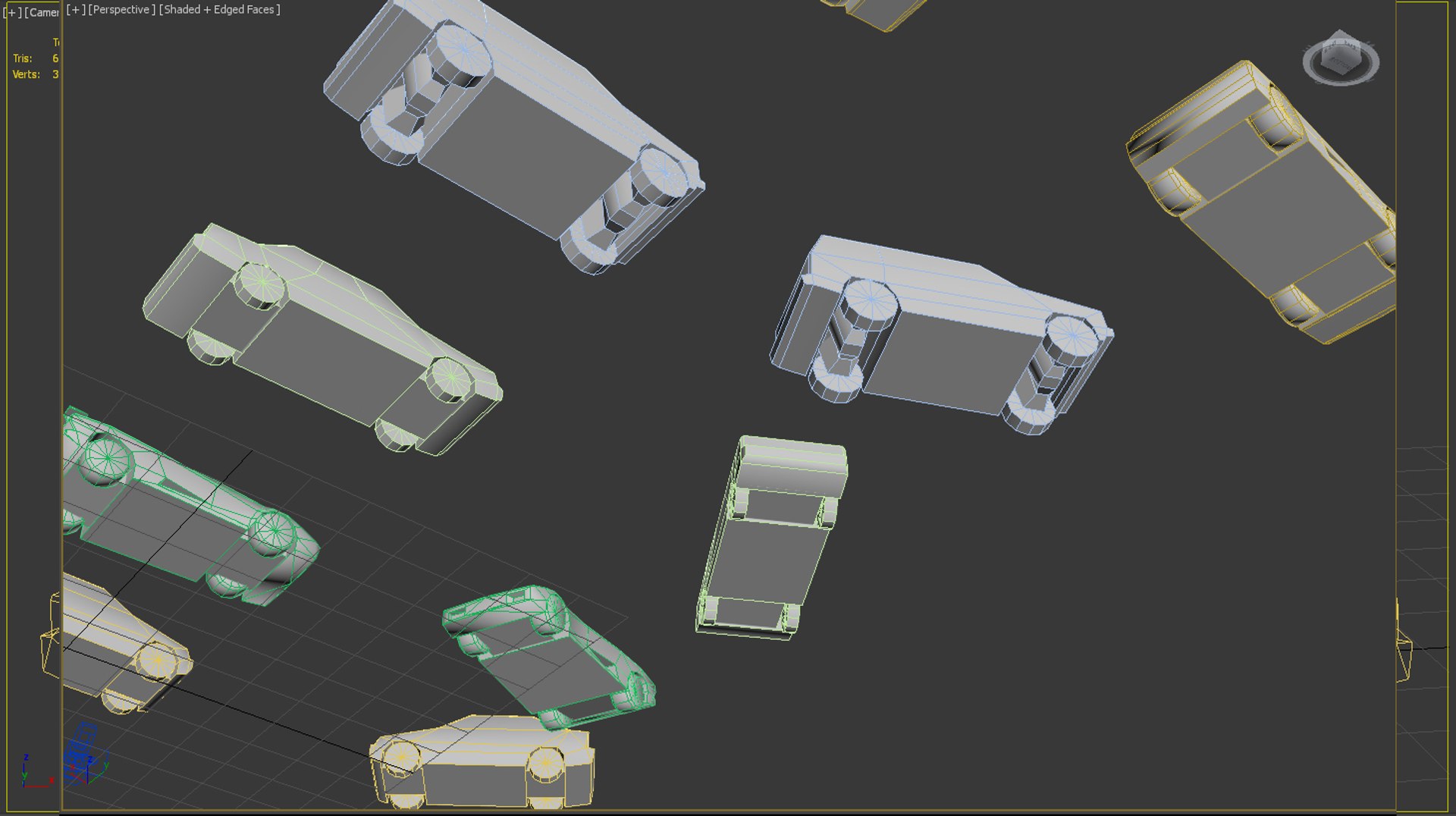 Unwrapped Assets 3d Model